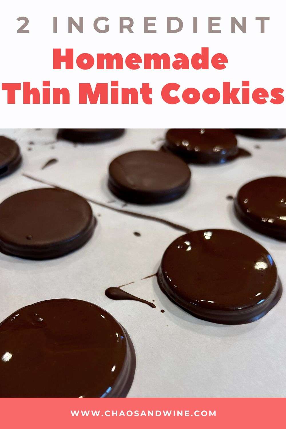 2 Ingredient Oreo Thin Mints