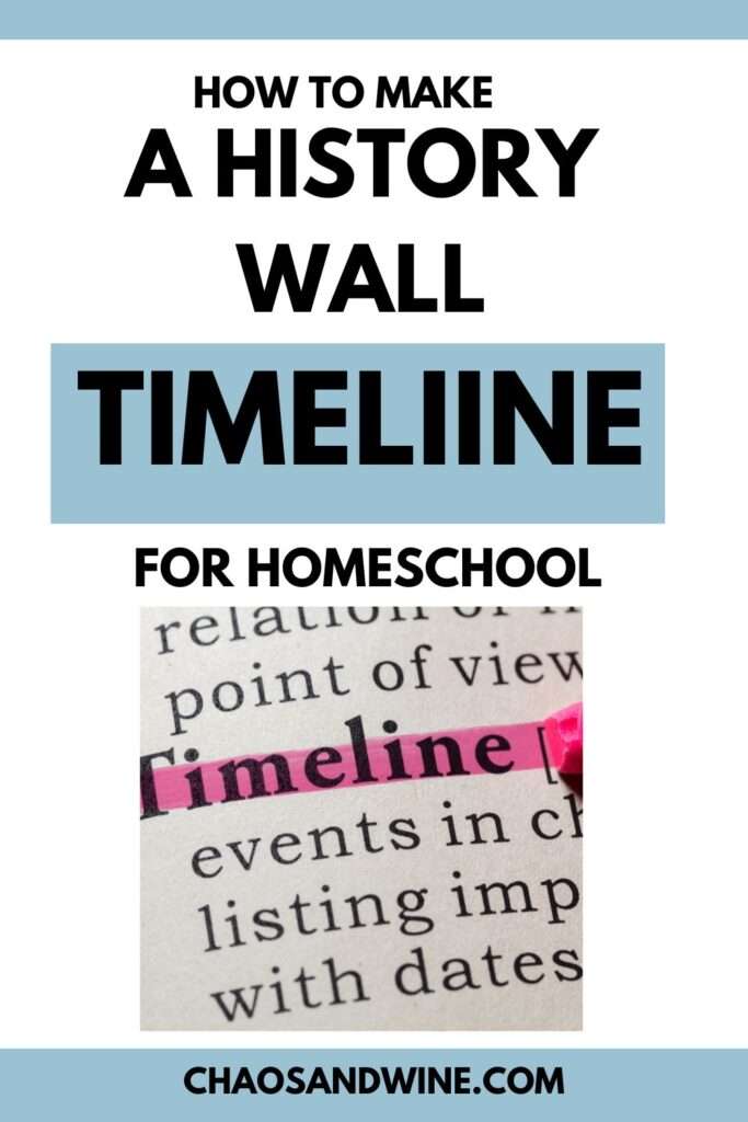 How To Make A History Timeline For Your Wall