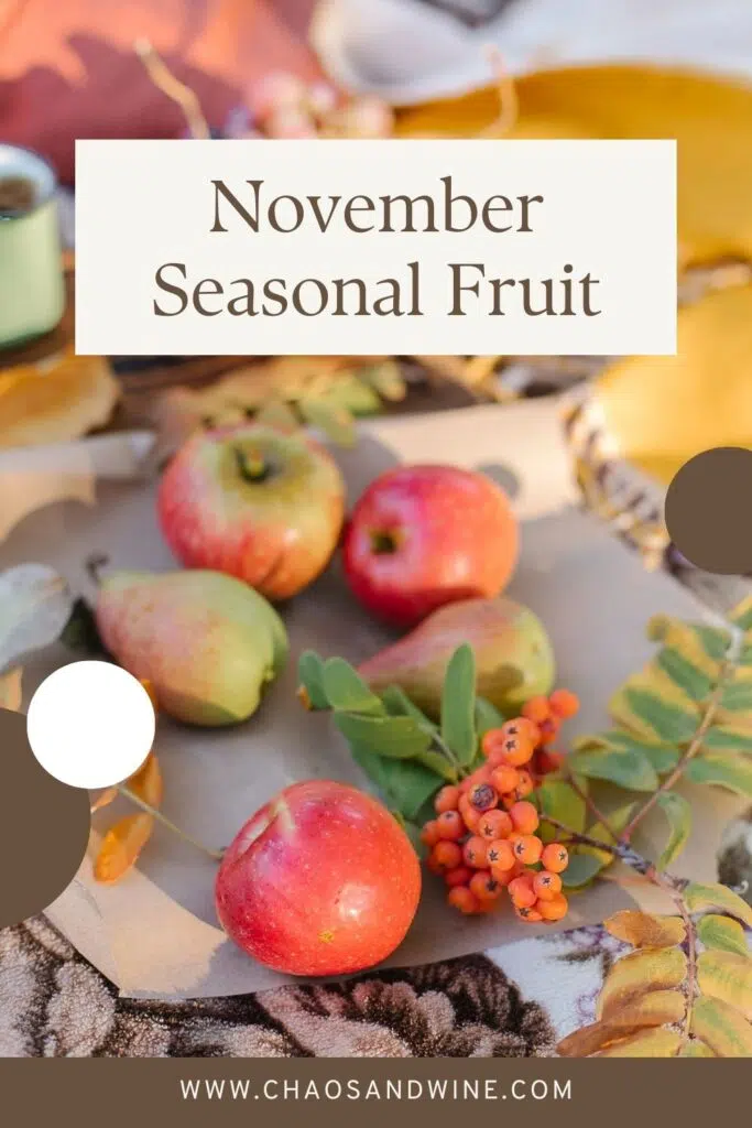 What Fruit Is In Season In November?
